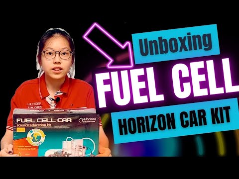 Hydrogen Fuel cell, unbox the Horizon fuel cell electronic vehicle kit, HHO generator & Solar panel.