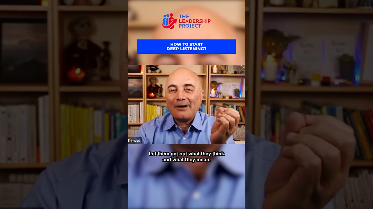 HOW TO START DEEP LISTENING WITH OSCAR TRIMBOLI #podcast #deeplistening #leadership