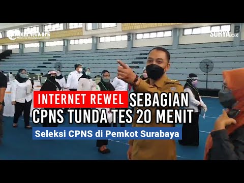 Internet Rewel, Sebagian CPNS Tunda Tes 20 Menit - Seleksi CPNS di Pemkot Surabaya