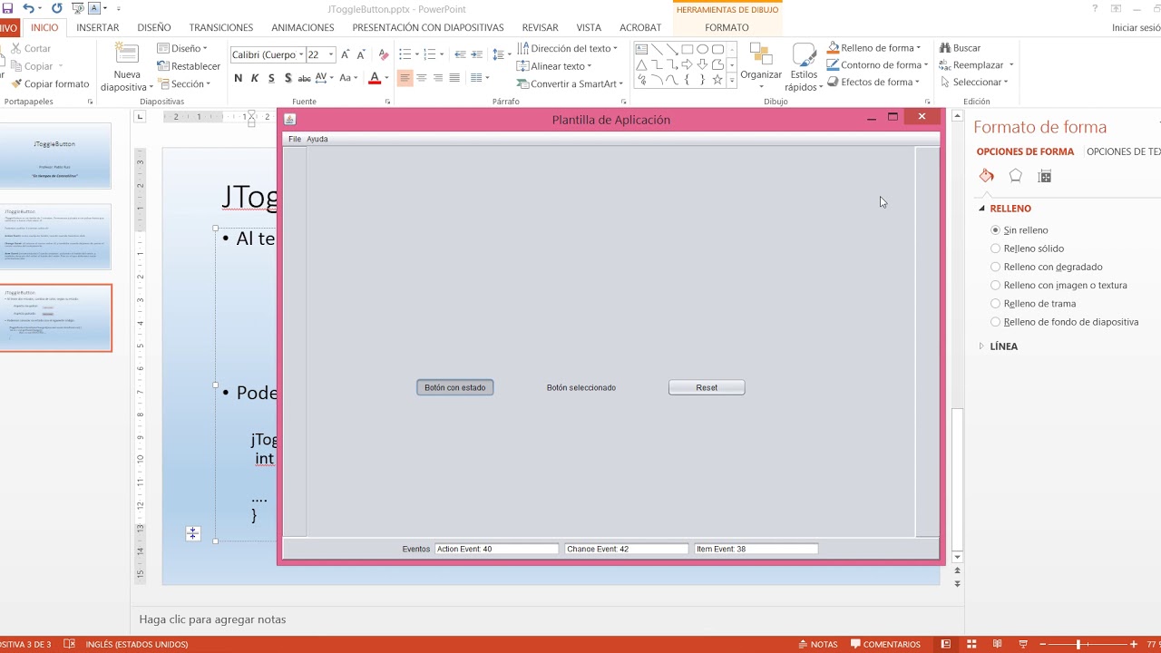 Componente JToggleButton