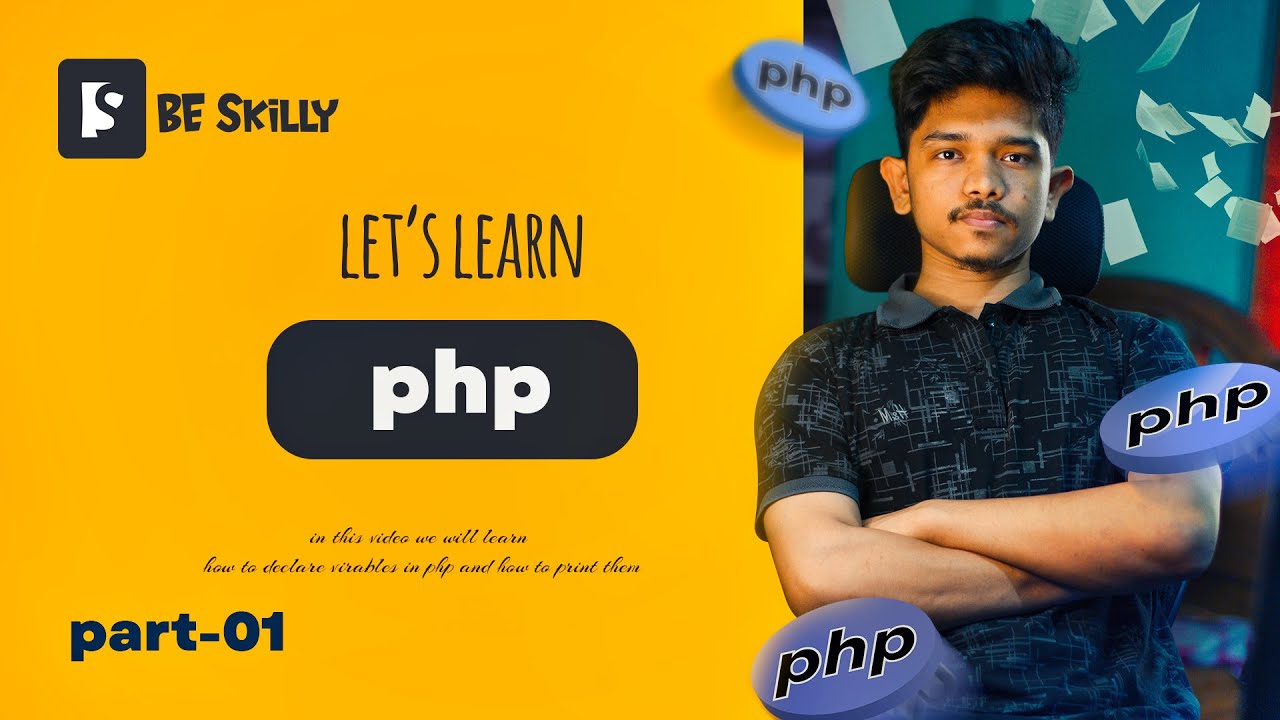 Let's Learn PHP Tutorial: Variables, Echo, and Print | Part 01 | BeSkilly  #basicphp #beskilly
