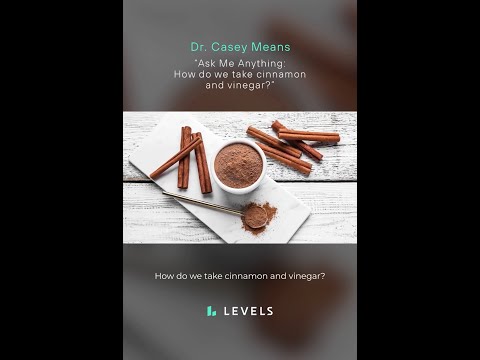 BEST Ways to Have Cinnamon and Vinegar with Meals for STABLE Blood Sugar Levels | Dr. Casey Means