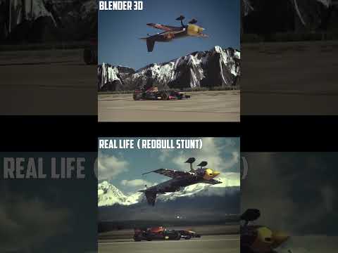 Redbull F1 Comercial Recreate in Blender 3D