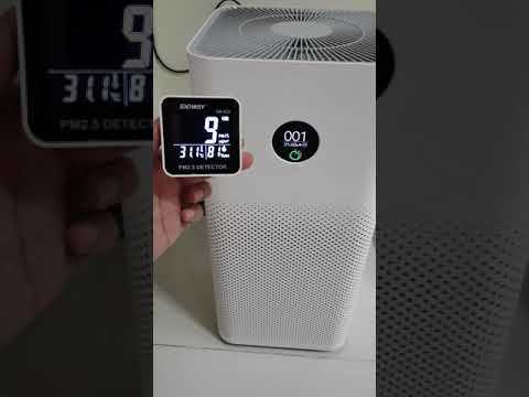 Compare PM2.5 detector of Xiaomi Air purifier H3 with SNDWAY