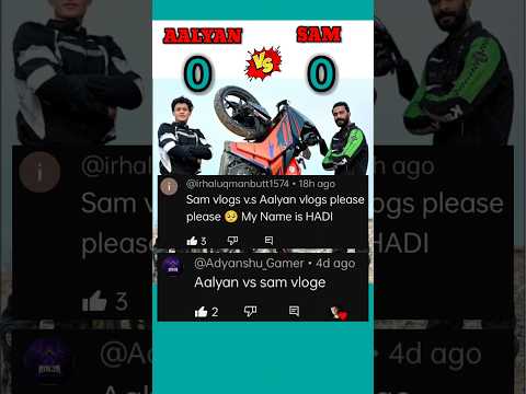 aalyan vlogs vs sam vlogs ❓#trending #viral #aalyanvlogs #samvlogs #youtubeshorts #shorts #youtube