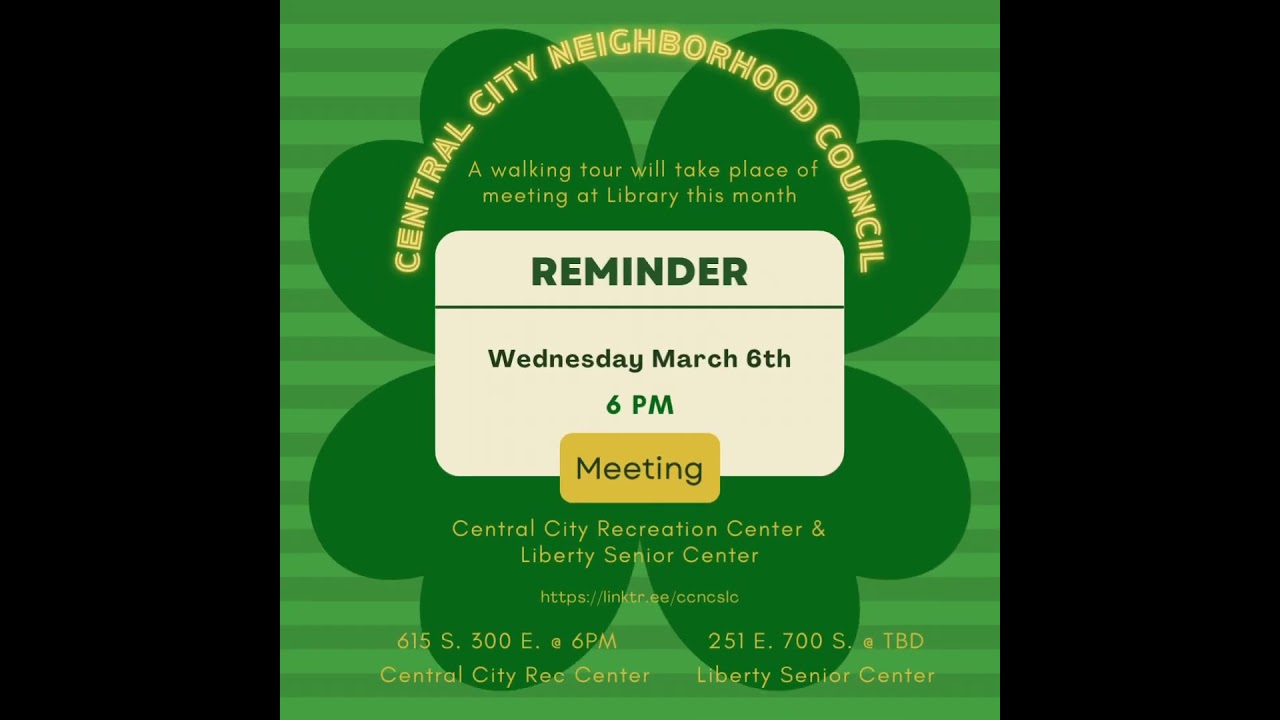 CCNC March Meeting Reminder