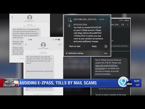 Avoiding E-Z pass, Tolls by Mail scams