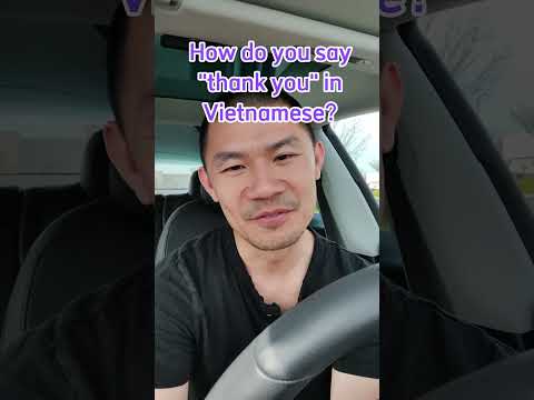 How to say "thank you" in Vietnamese?