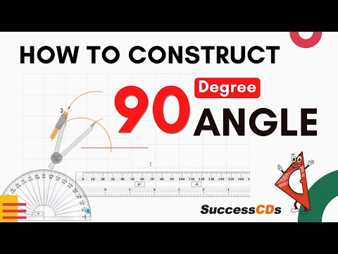How to draw angles 30 45 60 90 degrees with Compass Video Lecture