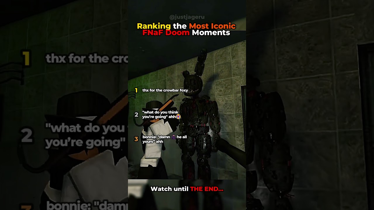 most iconic fnaf doom moments in roblox 💀🧸 (this game’s actually unhinged)