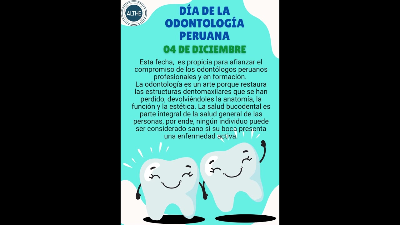 ✨📌 DÍA DE LA ODONTOLOGÍA PERUANA