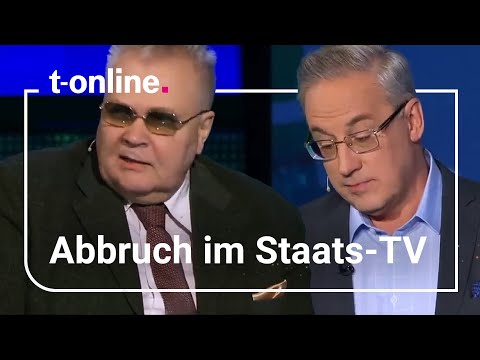 Russischer Propagandist verrät Putin-Plan – Moderator bricht Sendung ab