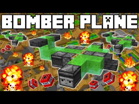 🦅 Minecraft Bedrock 1.20 | Bomber Plane Tutorial!