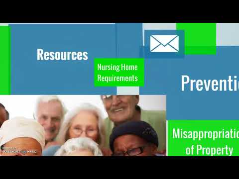 Abuse, Neglect, Exploitation and Misappropriation of Property
