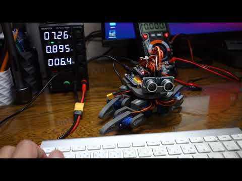 Arduino controlled 2-joint 8-servo 4-legged Walking Robot by Arduino controlled 2-joint 8-servo 4-legged Walking Robot by