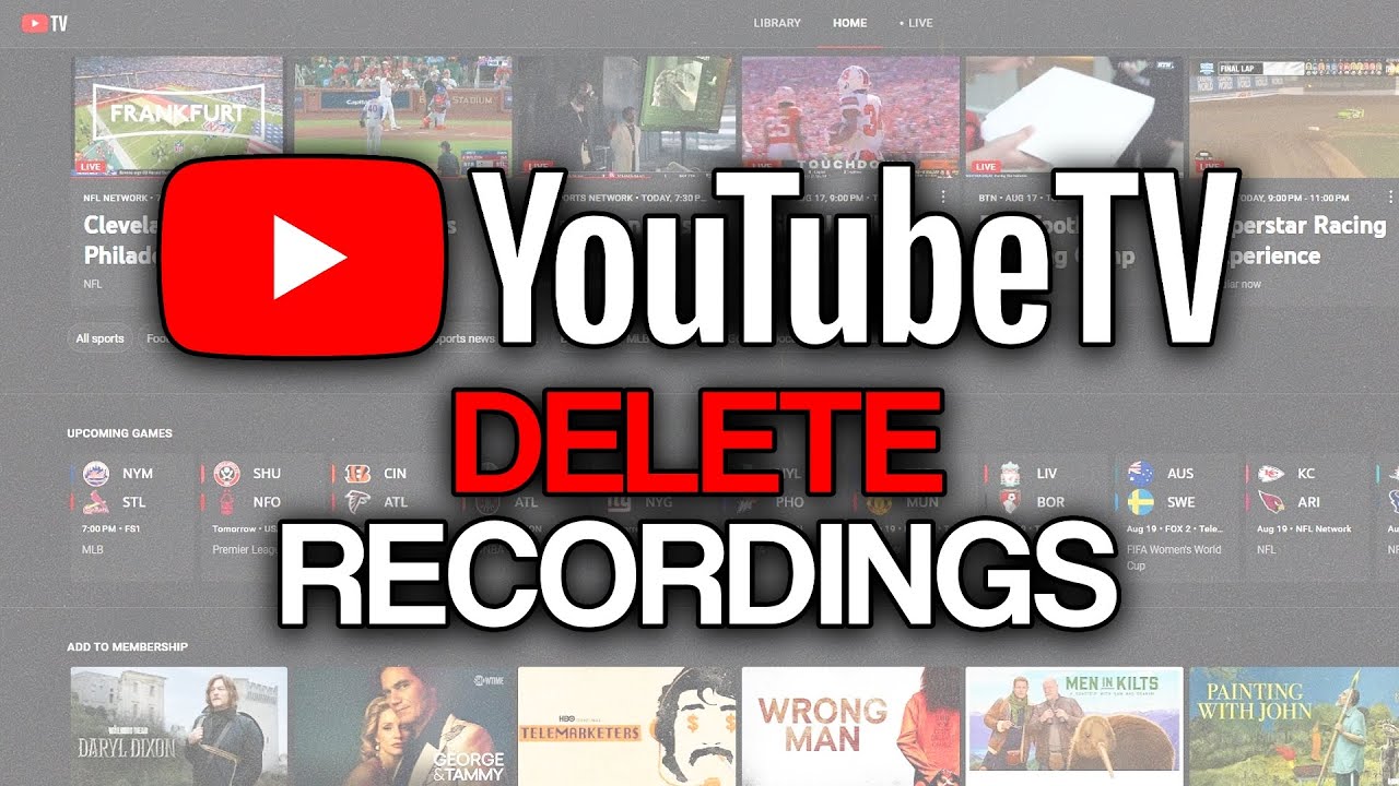 How to Delete Recordings From Library on YouTube TV (2025) - Full Guide