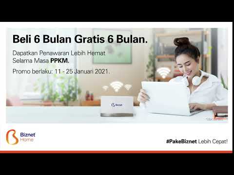 Biznet Home - Promo Beli 6 Bulan Gratis 6 Bulan