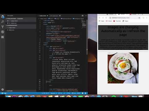 Random Image || HTML & CSS Project || THE CODE ||