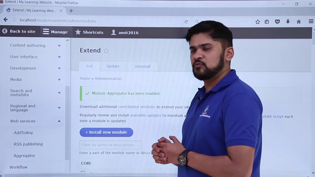 Drupal  Aggregator Module