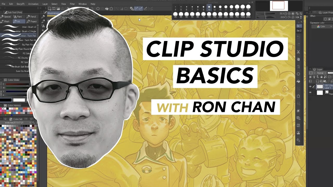 Clip Studio Paint Basics - with Ron Chan