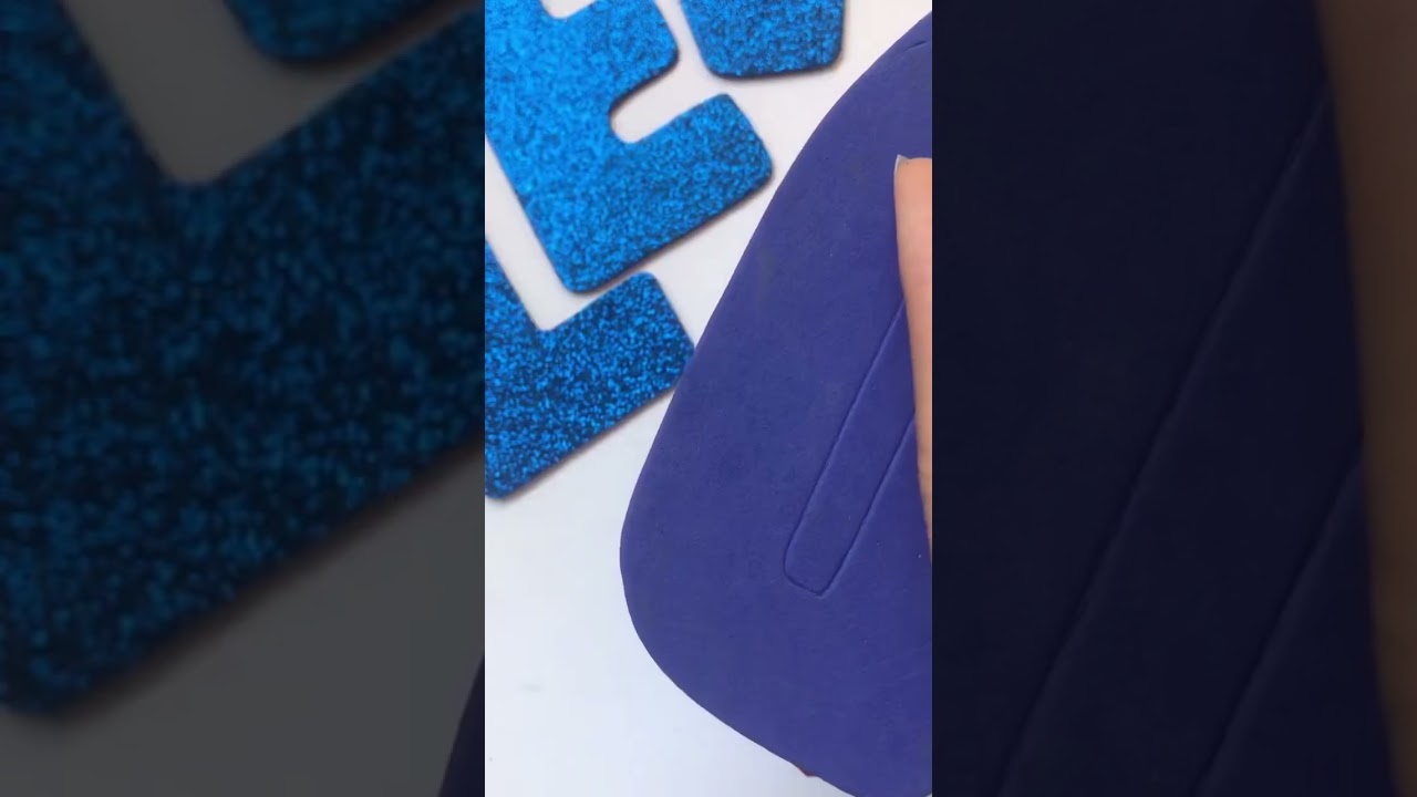 Como hacer Letras en foami #diy #foamy #gomaeva #howtomake #shorts #pasoapaso
