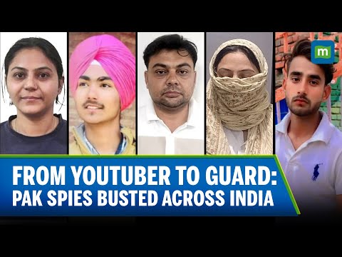 8 Pakistan Linked Spies Busted in India YouTuber, Guard, Students Involved