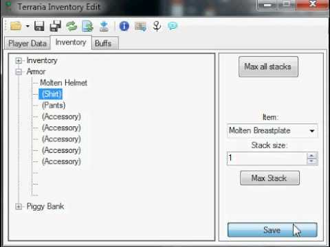 How to use Terraria Inventory Editor