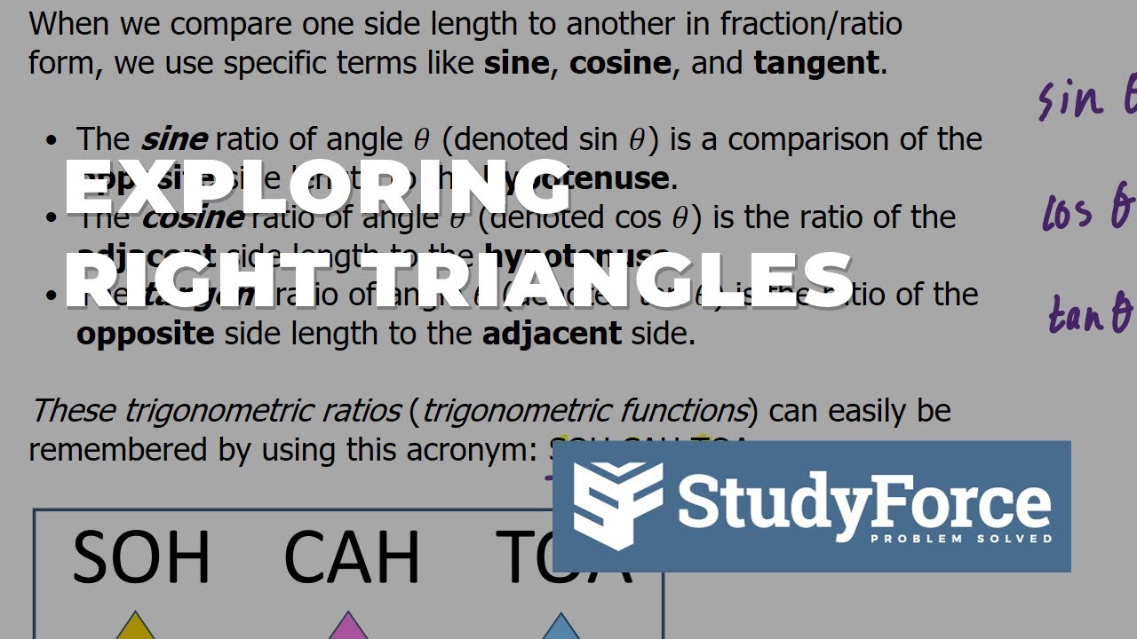 Exploring Right Triangles: Labelling and Trigonometric Functions