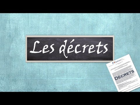 Qu’est ce qu’un Décret ? #Normes E02 Voici une vidéo de présentation ...