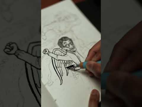 [ASMR] Drawing Akira Toriyama Flying To Heaven ????️