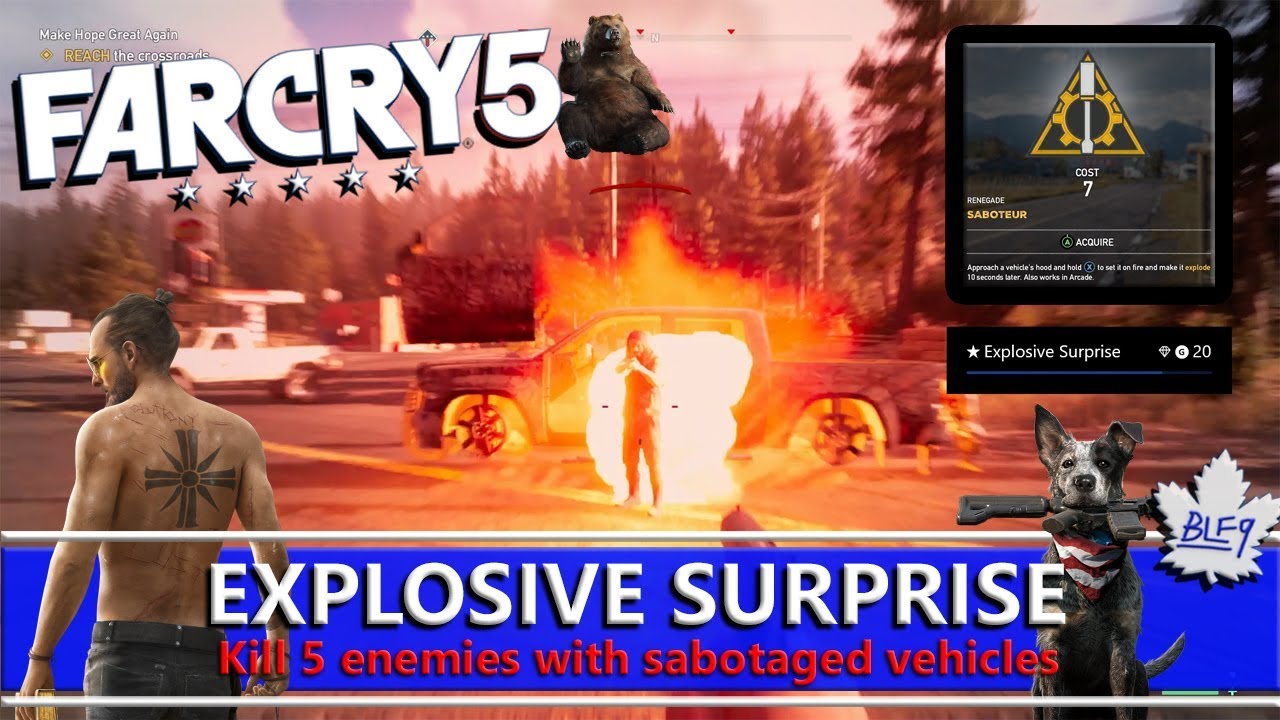 Far Cry 5 - Explosive Surprise Achievement