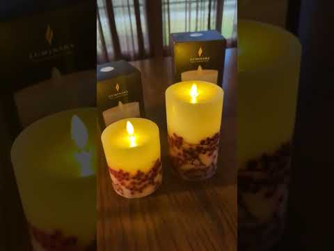 Beautify Your Home for the Holidays with Luminara Flame-less LED Candles! Great Gift Idea Too!