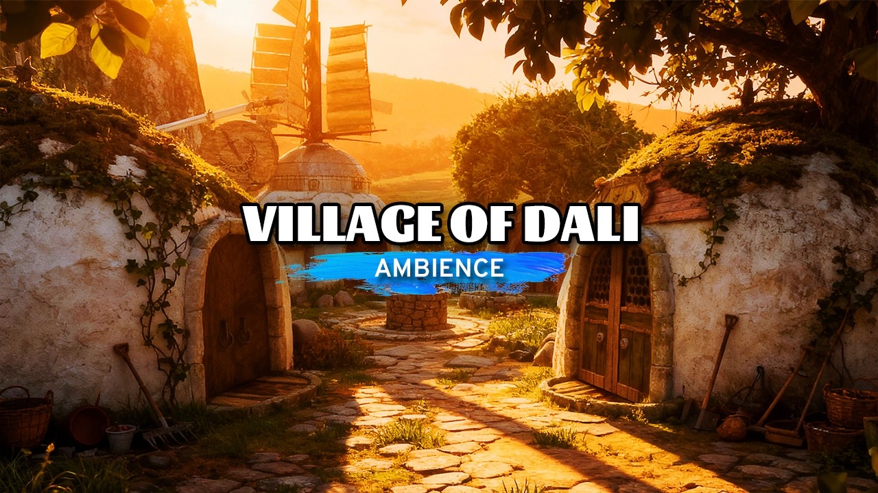 Village of Dali — Final Fantasy IX Inspired Ambience | 3 Hours of Calm JRPG Music for Relax & Study