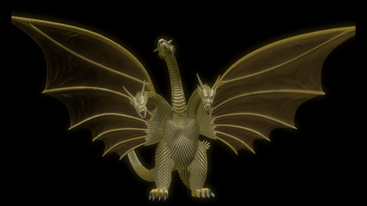 Heisei King Ghidorah 3D Model Showcase