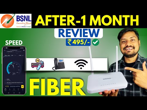BSNL Fiber Complete Review After 1 Month | Speed Test | Plan Details Is It Worth It in 2025?🤔