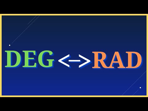 How To Convert Degrees To Radians | Tutorial