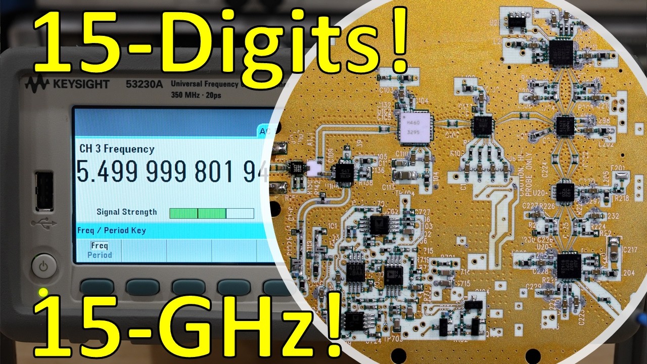 Fixing with the Flu! Keysight 53230A 15-Digit 20ps Frequency Counter Repair & OSC Upgrade