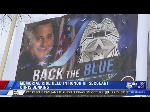 Memorial ride held in honor of Sergeant Chris Jenkins