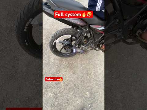 Full system discover bike ????????#youtubeshorts #explore #system #exhaust#pataka#power #trendingshorts