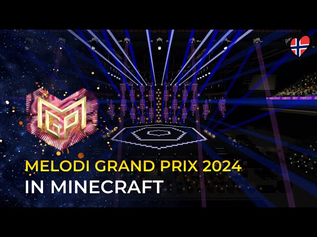Melodi Grand Prix 2024 Norway | Trondheim Spektrum Minecraft Map