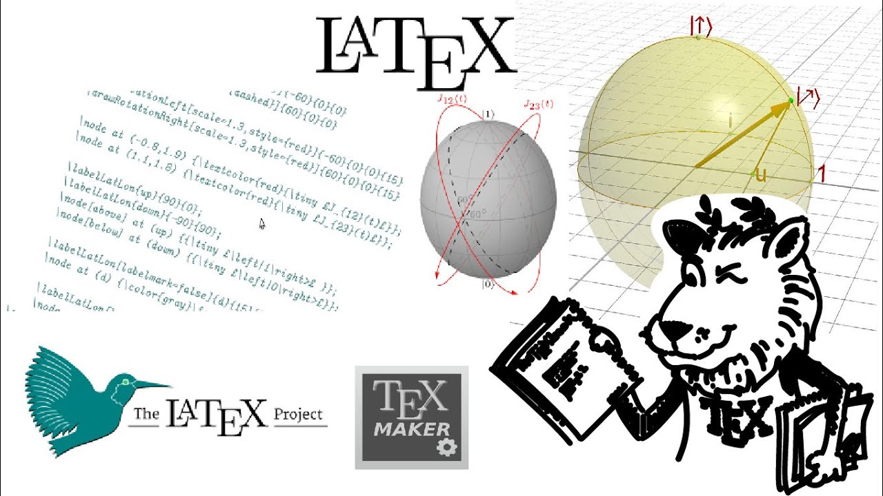 How to Draw a Bloch Sphere with LaTeX