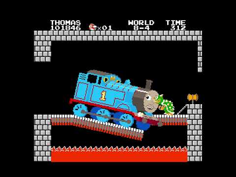 Bowser vs. Thomas the Tank Engine! #shorts