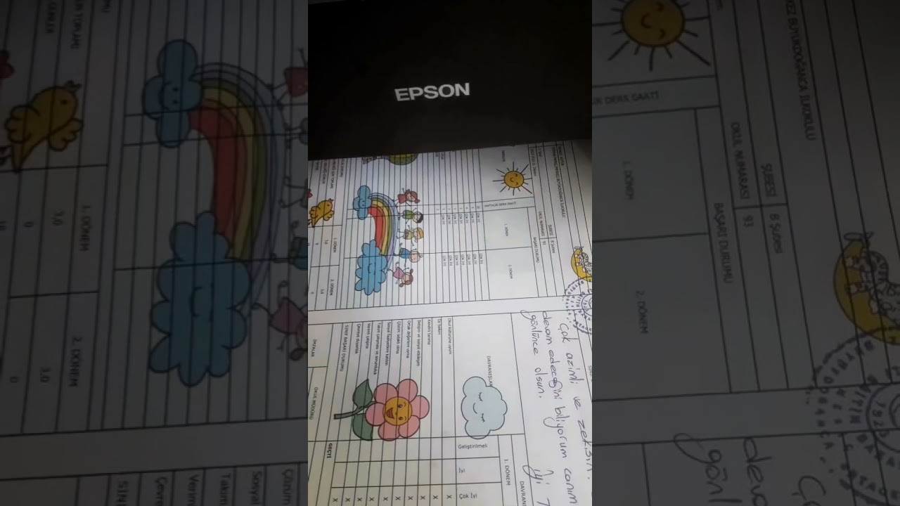 KARNE HAZIRLIĞI | Resimli karnelerimizz