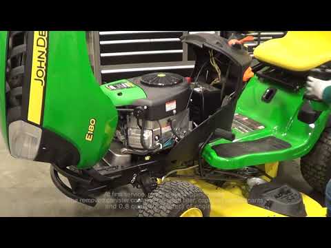 How to Change the Easy Change Oil System | John Deere
