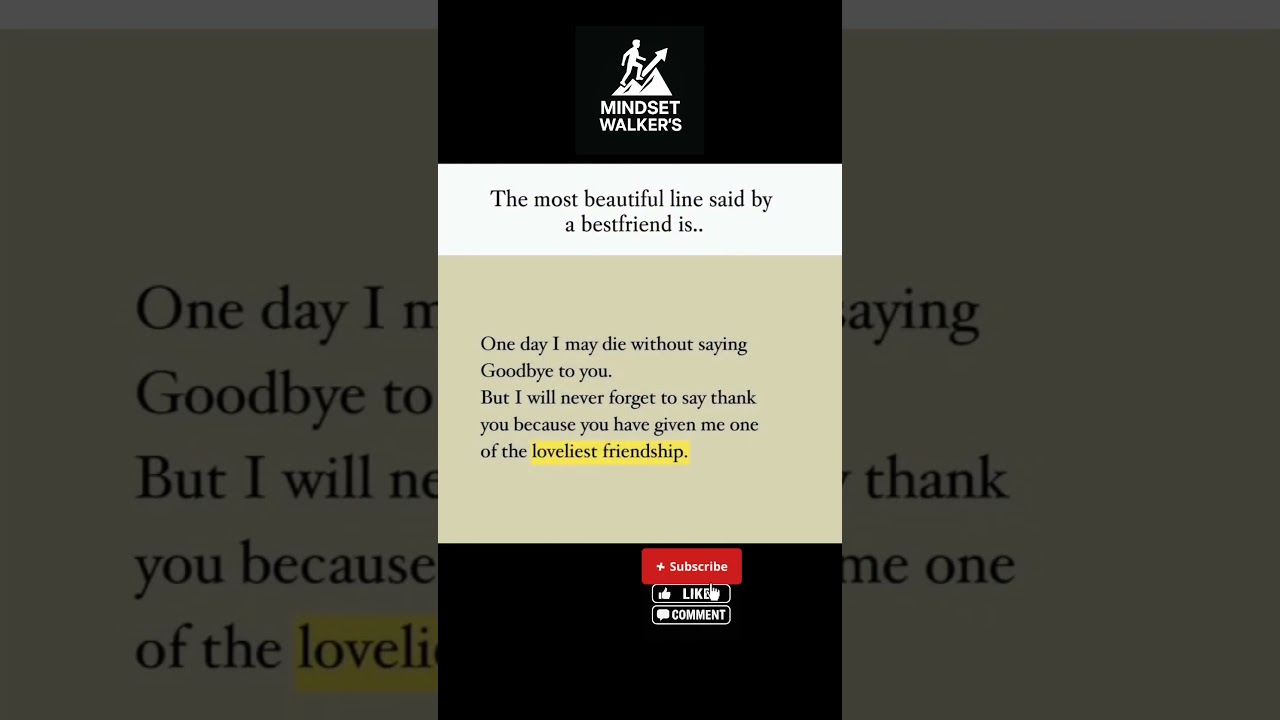 True friendship never dies 💫 #RealOnes #ForeverBond #shorts #subscribe #mindsetwalkers