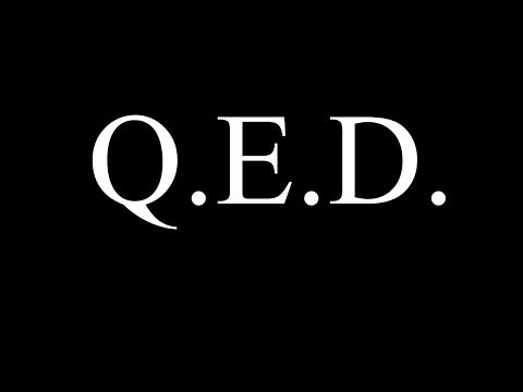 Q.E.D.: what it means, how to pronounce it, and how to use Q.E.D. in a proof.