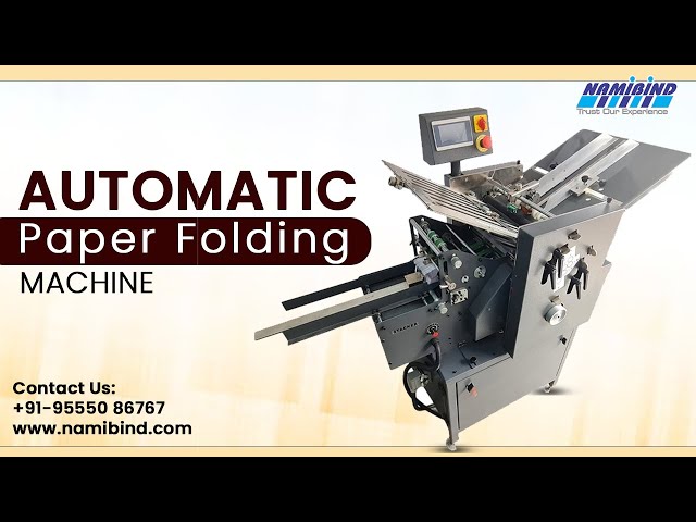 Paper Folding Machine - Vacuum Feeder Suction Paper Folding Machine ...