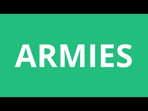 How To Pronounce Armies - Pronunciation Academy