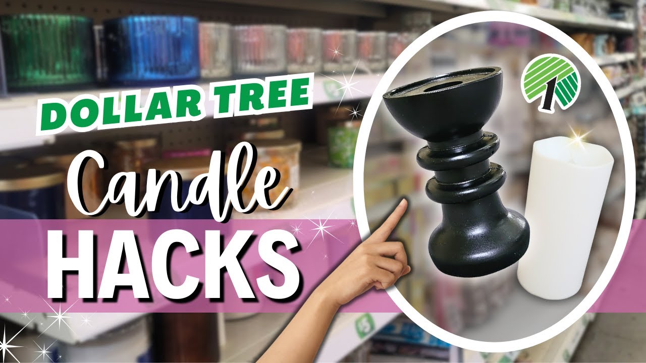 5 Stunning Dollar Tree Candle Hacks You NEED to Try! 😍 Under 5 Minute DIYS