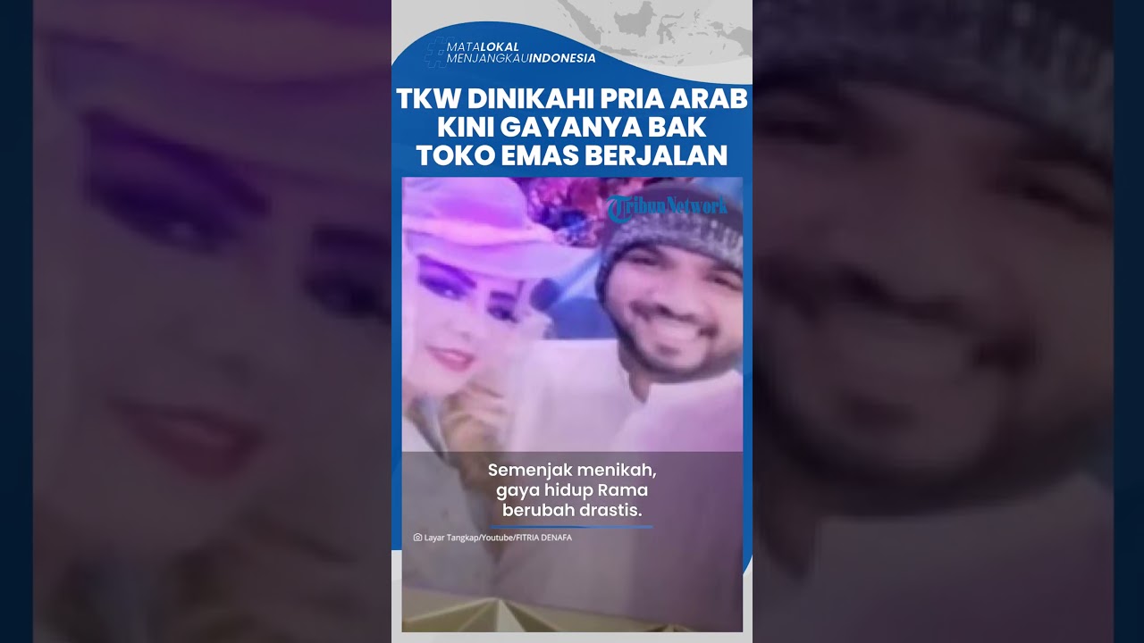 TKW Asal Madura Dinikahi Pria Arab Saudi, Hidup Berubah Drastis, Gayanya Bak Toko Emas Berjalan